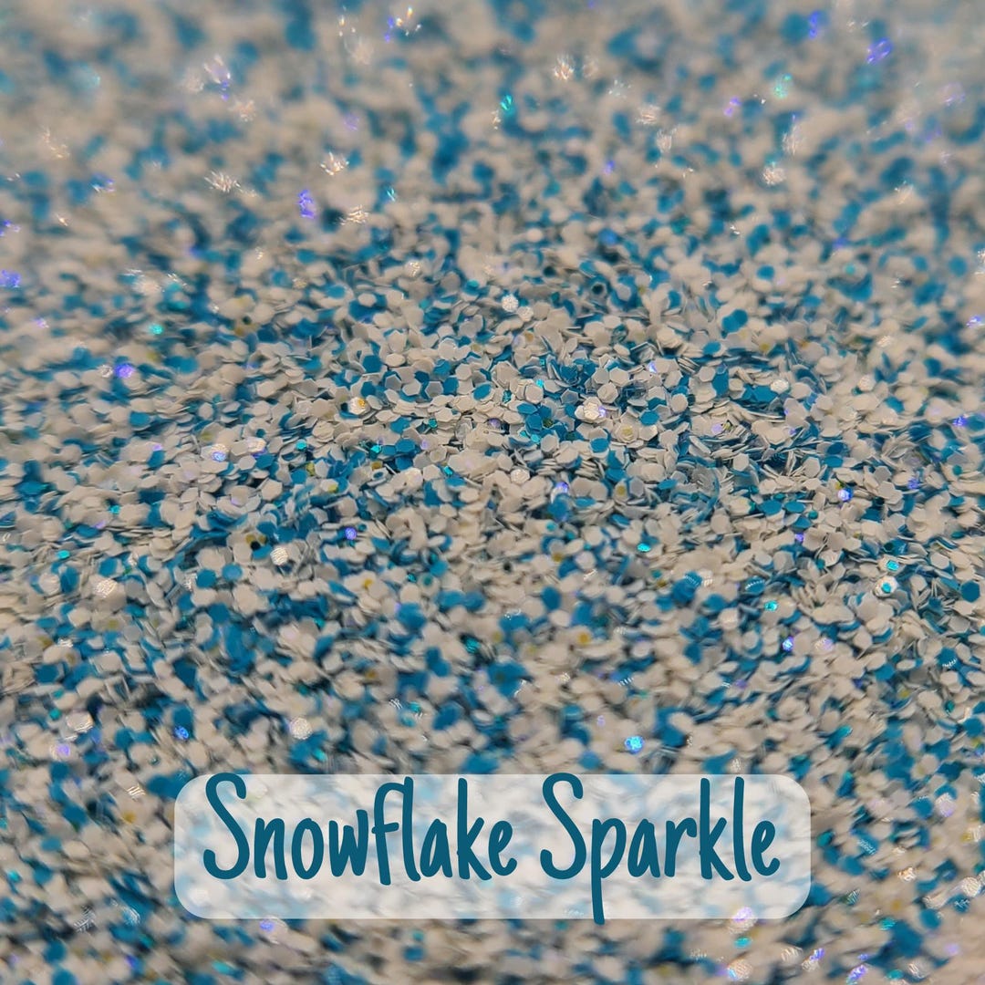 Biodegradable Glitter| Snowflake Sparkle | Festival Glitter | Candle ...
