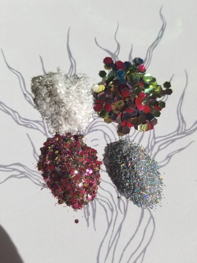 Unicorn Biodegradable Glitter Sample Pack Sample Pack-same - Etsy
