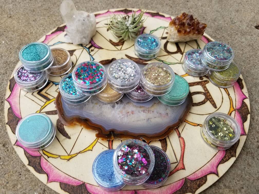 Biodegradable Glitter Sample Pack Pick Your Size and Color. | Etsy