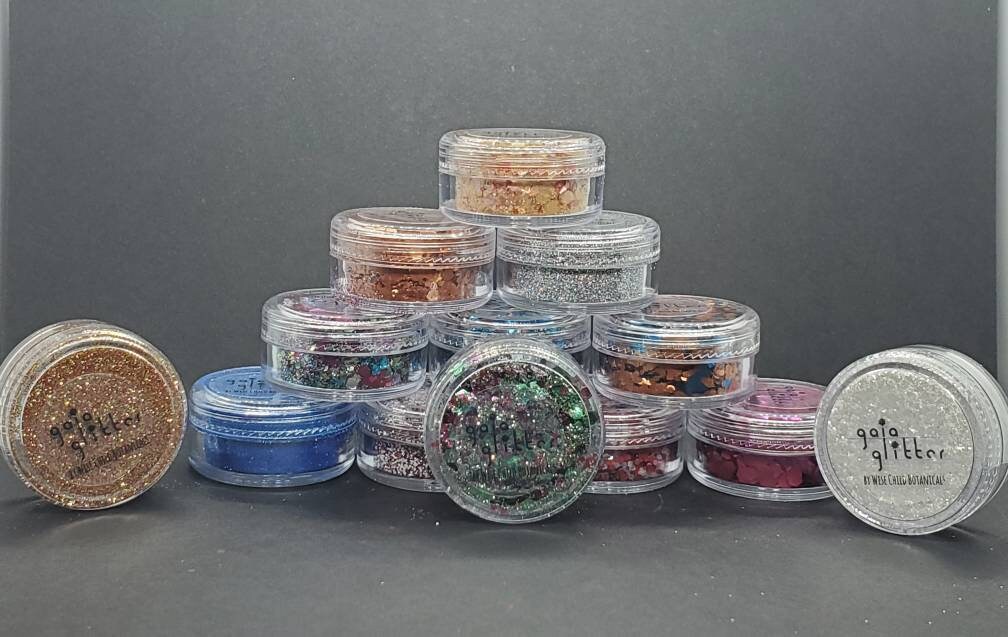Biodegradable Glitter Sample Pack Pick Your Size and Color. | Etsy