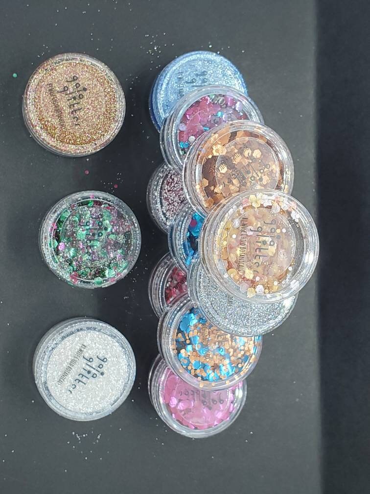 Biodegradable Glitter Sample Pack Pick Your Size and Color. | Etsy