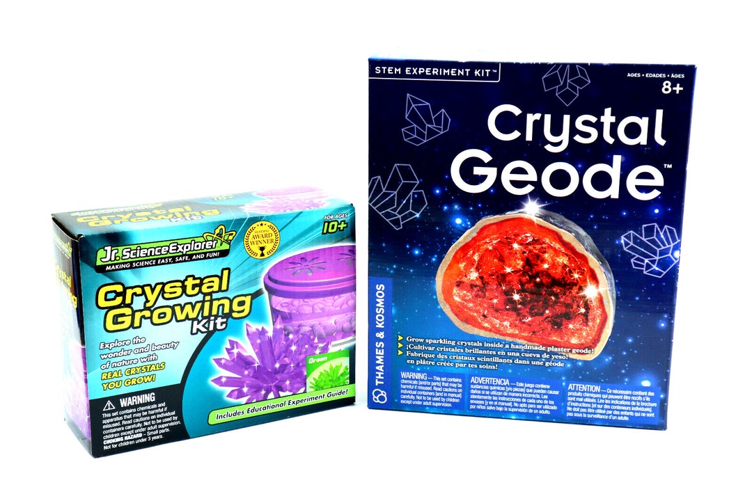 Crystal Growing & Geode Kit DIY Crystal Science Experiment - Etsy