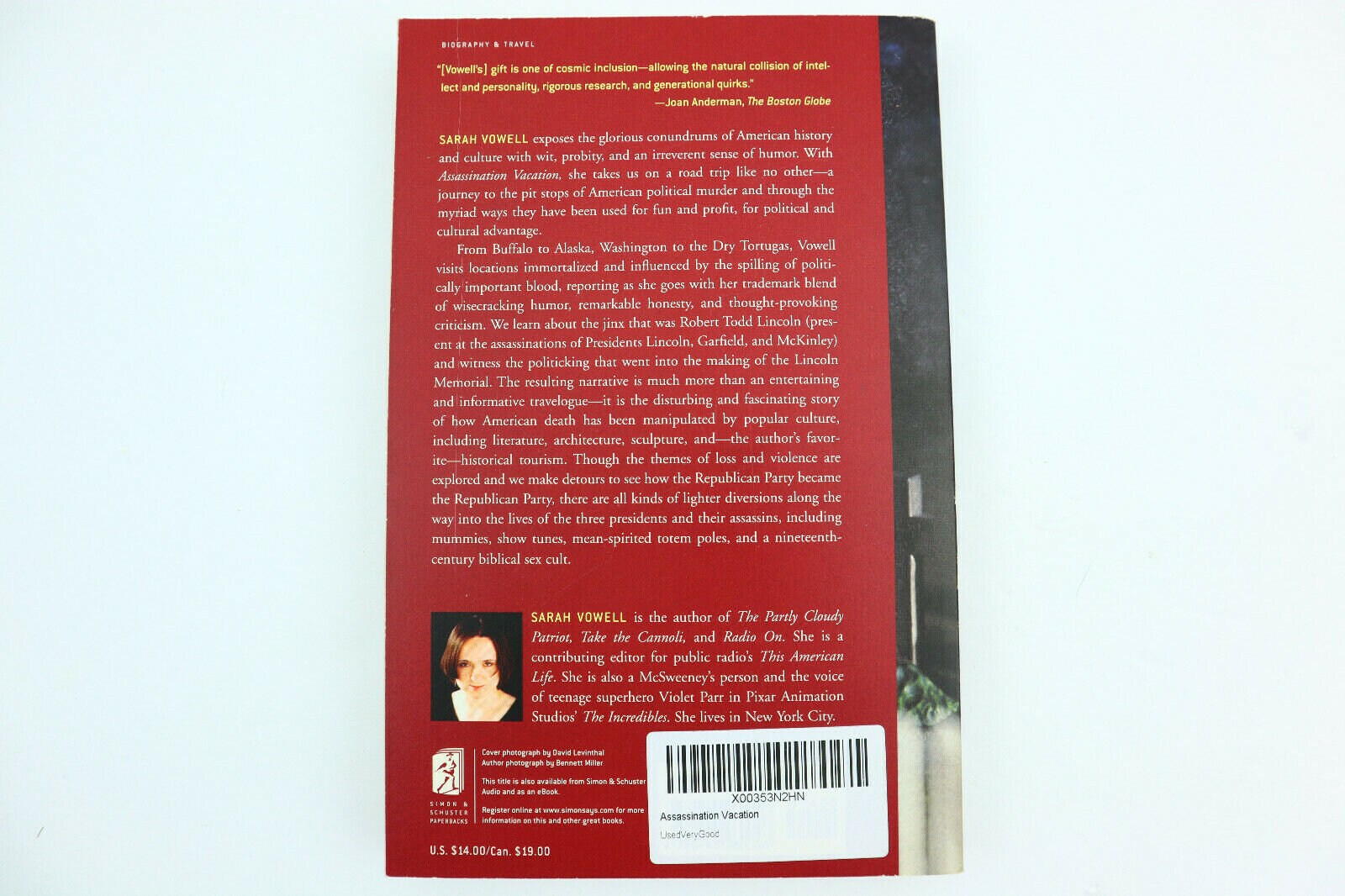 Sarah Vowell Books