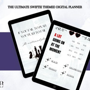 Mastermind Swiftie Digital Planner, UNDATED Hyperlinked Planner With ...