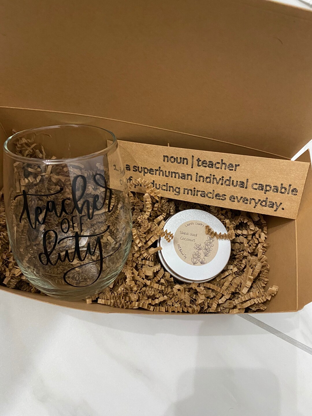 Teacher Gift Box, Teacher Appreciation, Teacher Gifts, Teacher Thank ...