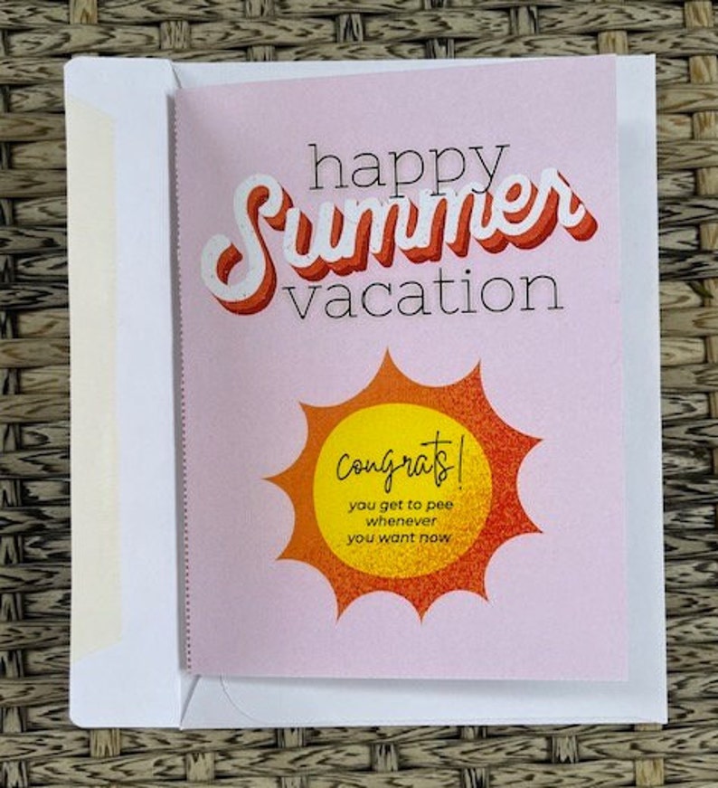 Printable Teacher Card | Printable End of School Gift | Digital Funny ...