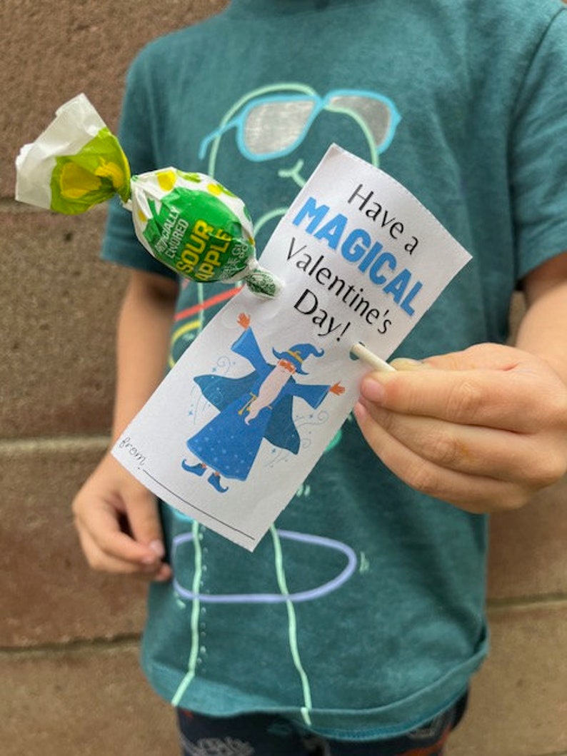 Magical Valentine Tags | Bundle of Kids Valentine Cards | Magic ...
