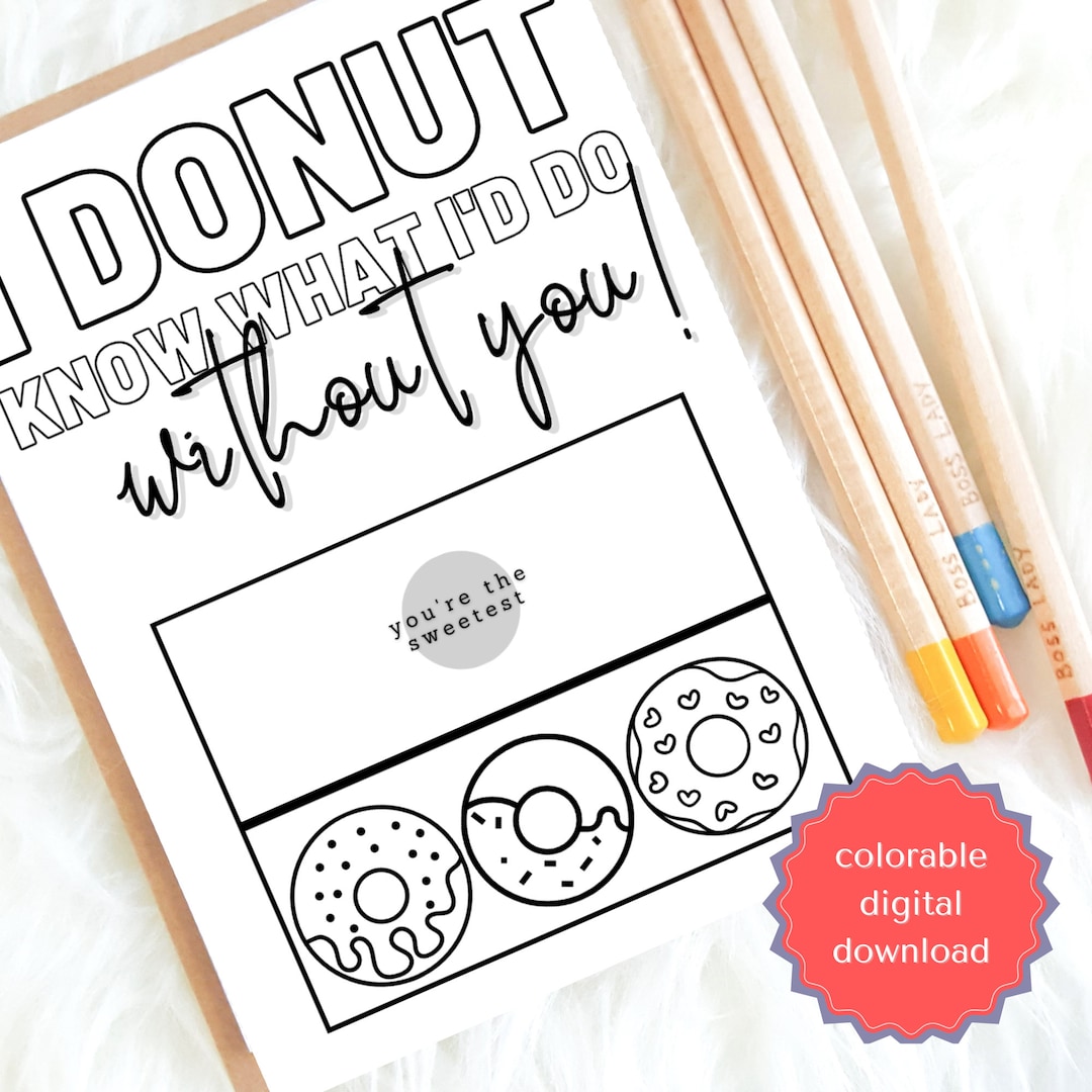 Printable Coloring Card Digital Download DIY Mother's Day Card ...