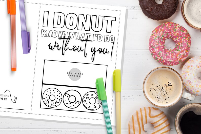 Printable Coloring Card Digital Download DIY Mother's - Etsy