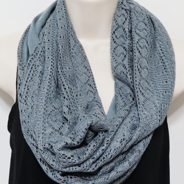 Lace Infinity Scarf - Etsy