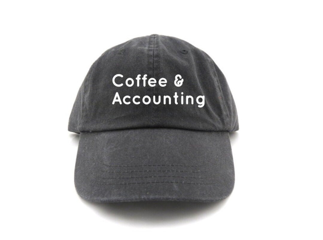 Coffee & Accounting Hat - Unisex Cotton Twill Cap - Etsy