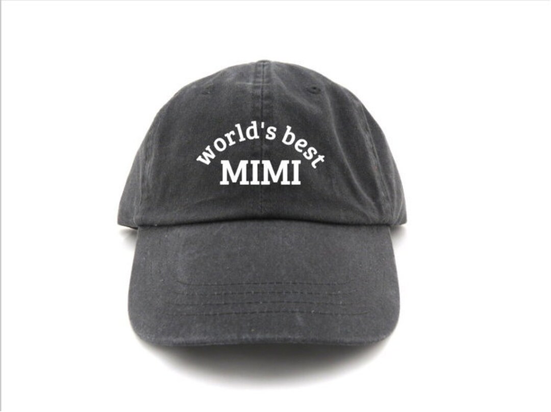 World's Best Mimi - World's Best Grandma - Mimi Hat - Grandma Gift ...
