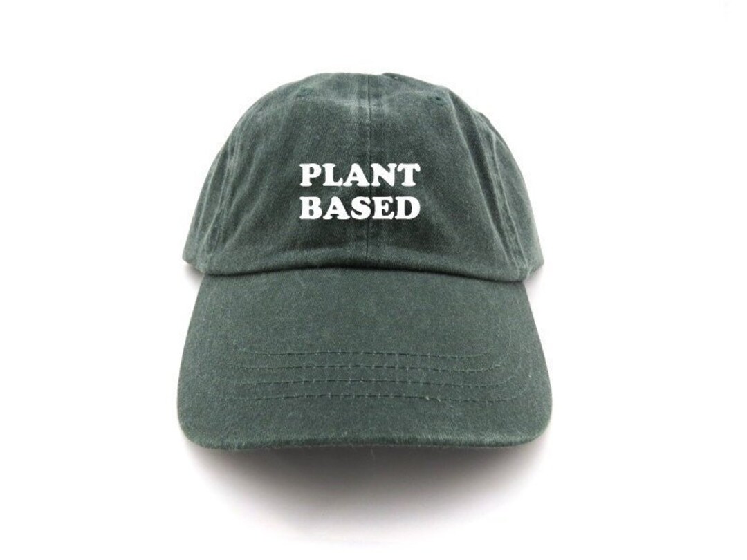 Plant Based Hat: Unisex Cotton Twill Vegan Dad Hat - Etsy