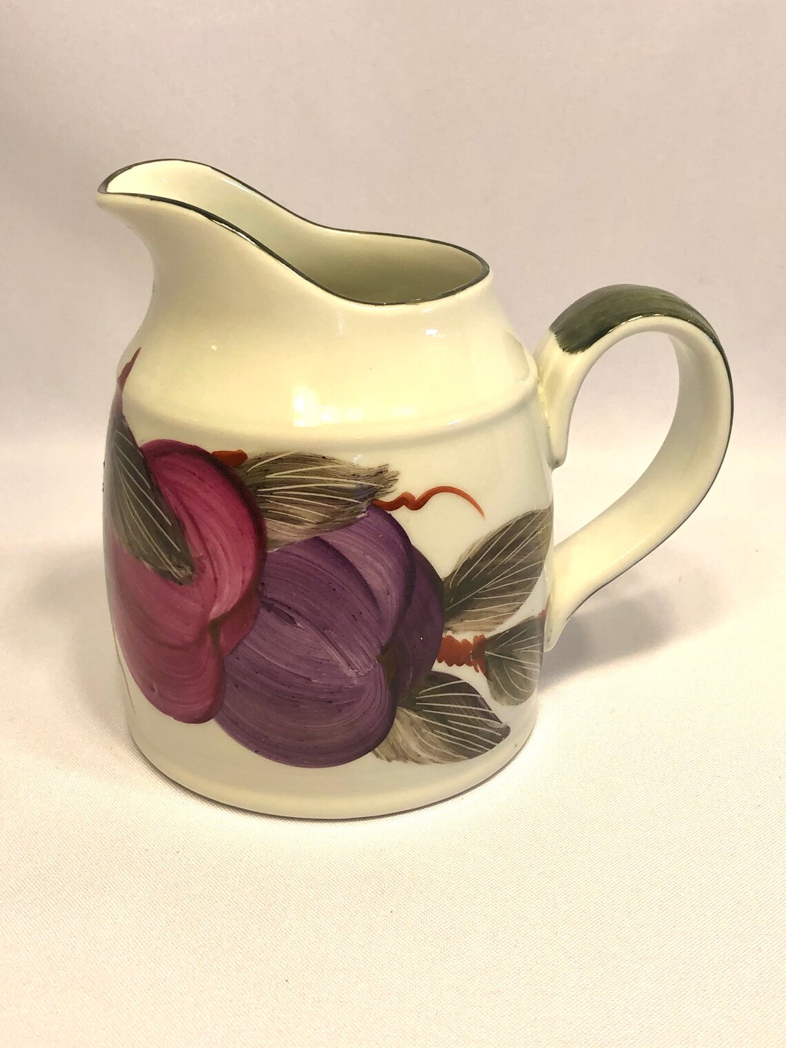 Pitcher Fruit Hand Painted Design Ceramic Porcelain - Etsy
