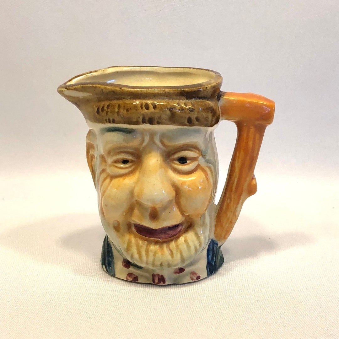 Toby Mug Pitcher -older Man With Beard -japan - Etsy