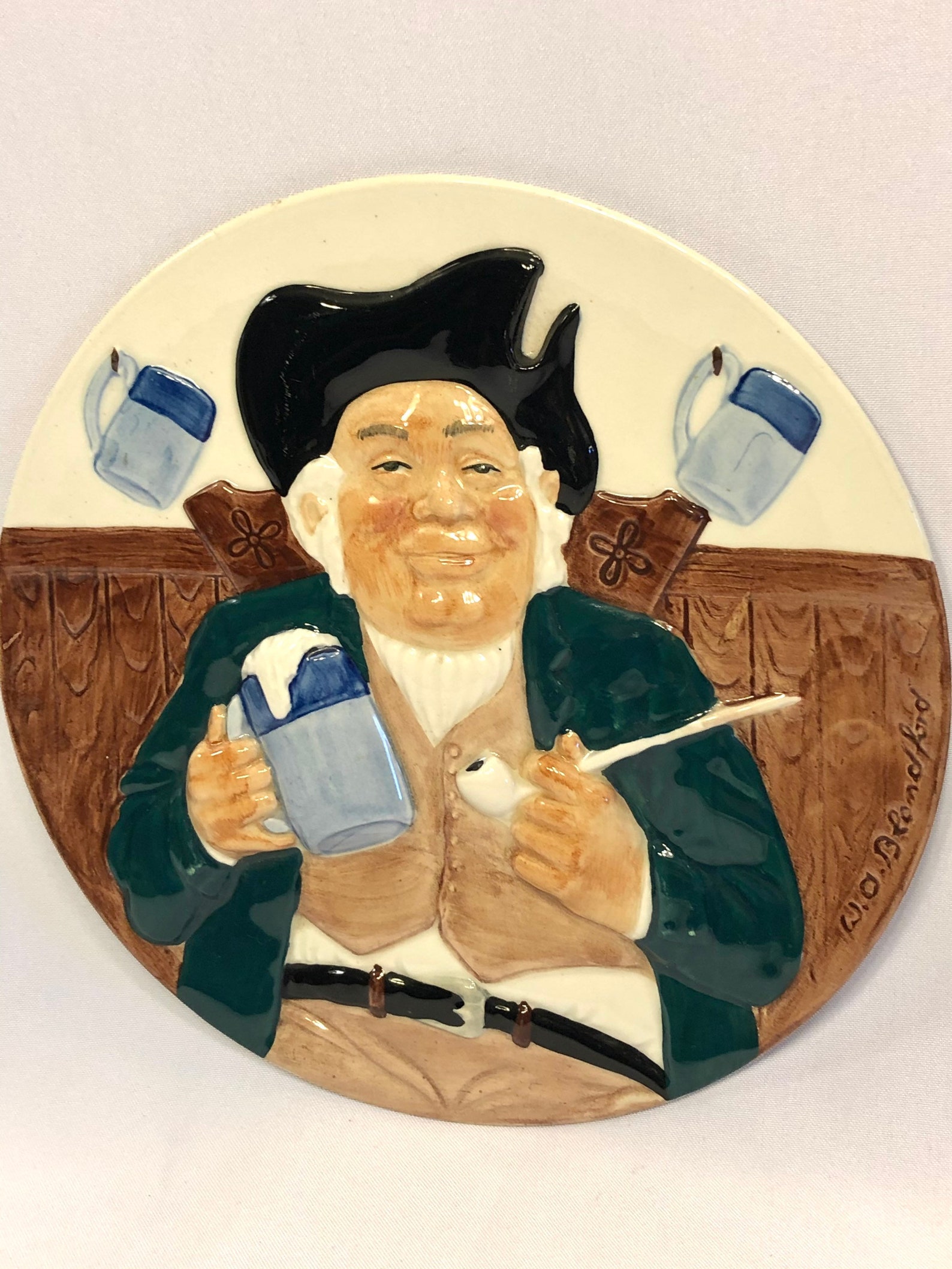 Toby Plate Collection Toby Fillpot Porcelain Ceramic Plate-1980's Made ...