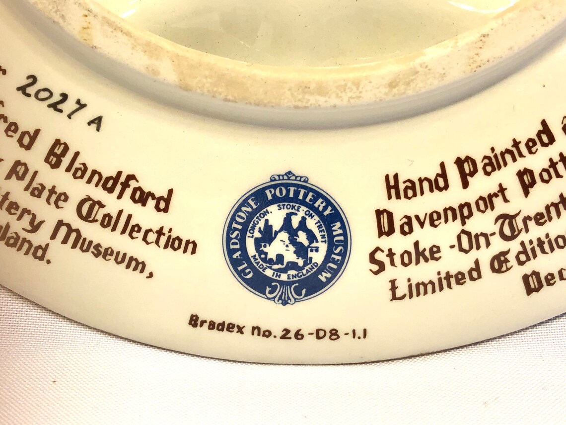 Toby Plate Collection Toby Fillpot Porcelain Ceramic Plate-1980's Made ...