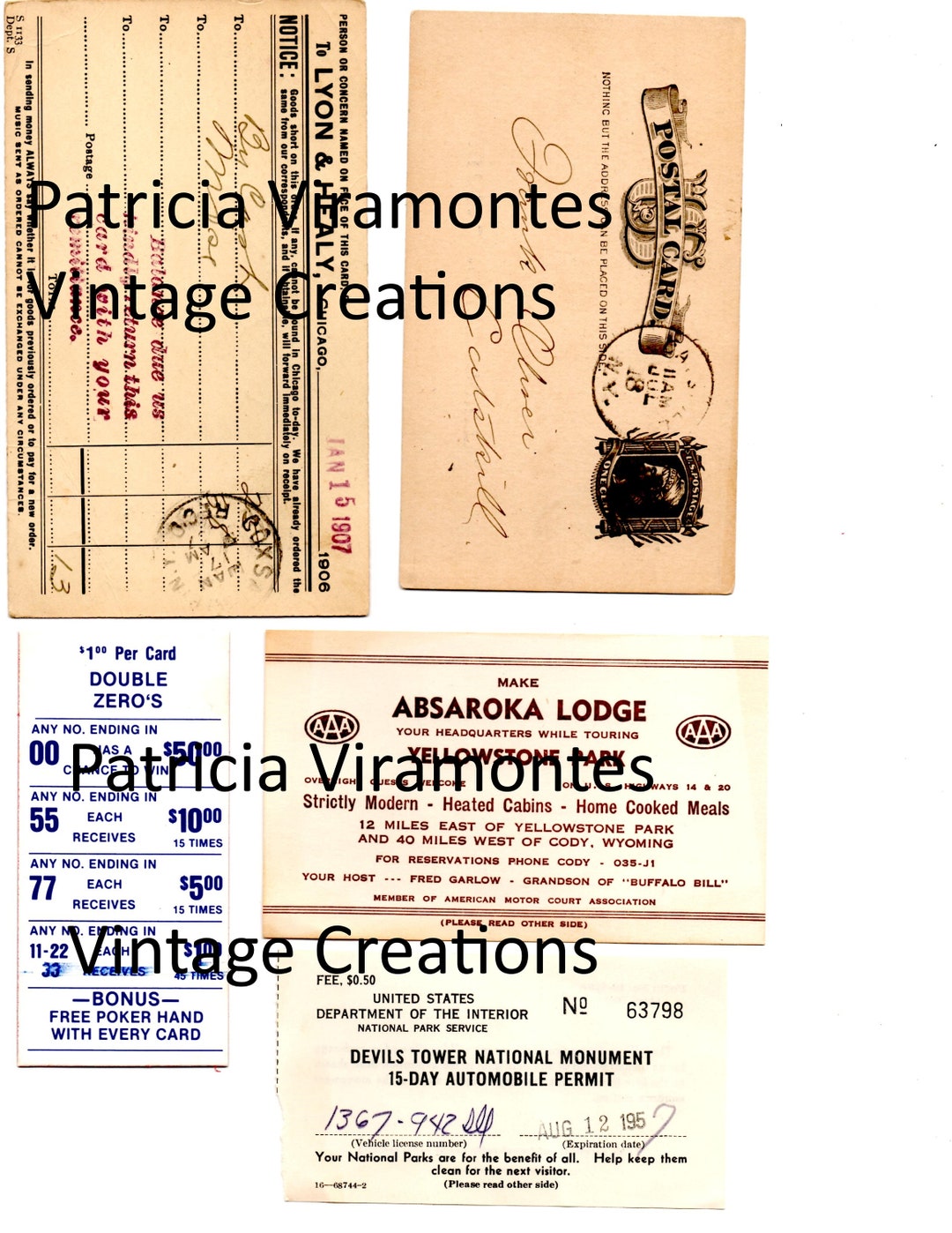 Ephemera Digital Kit 7 - Etsy