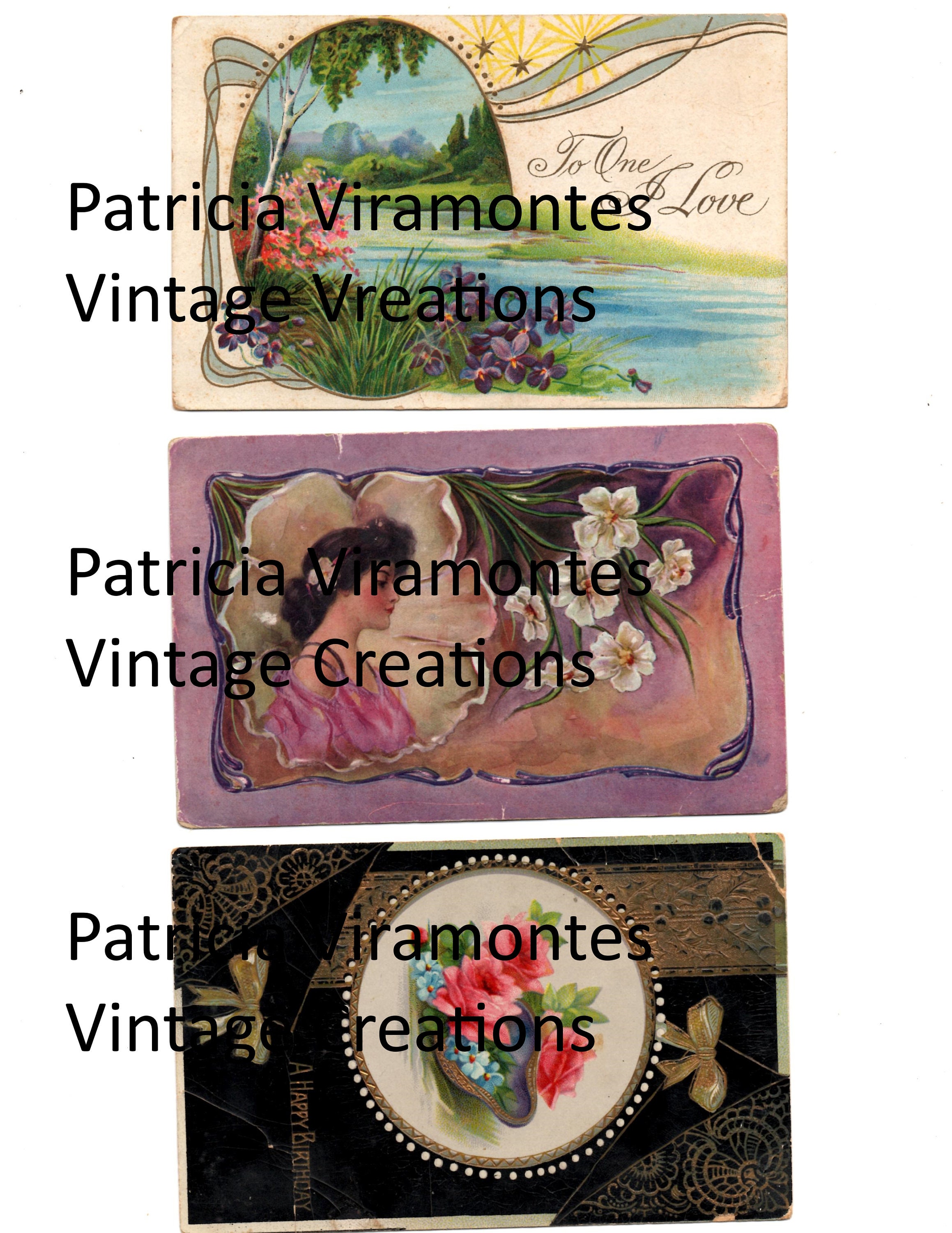 Ephemera Digital Kit 4 - Etsy