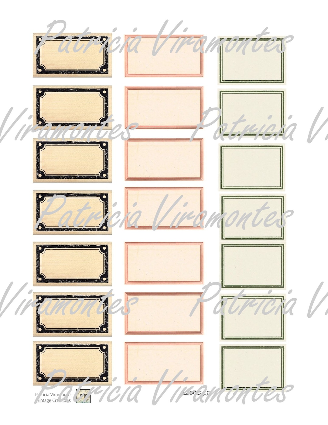 Plain Labels Digital Kit 1 - Etsy
