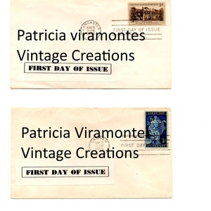 First Day of Issue Envelope Digital Kit - Etsy