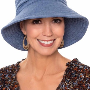 Cardani UPF 50+ Pleated Sun Hat | 100% Cotton With Aloe Vera Lining - Etsy