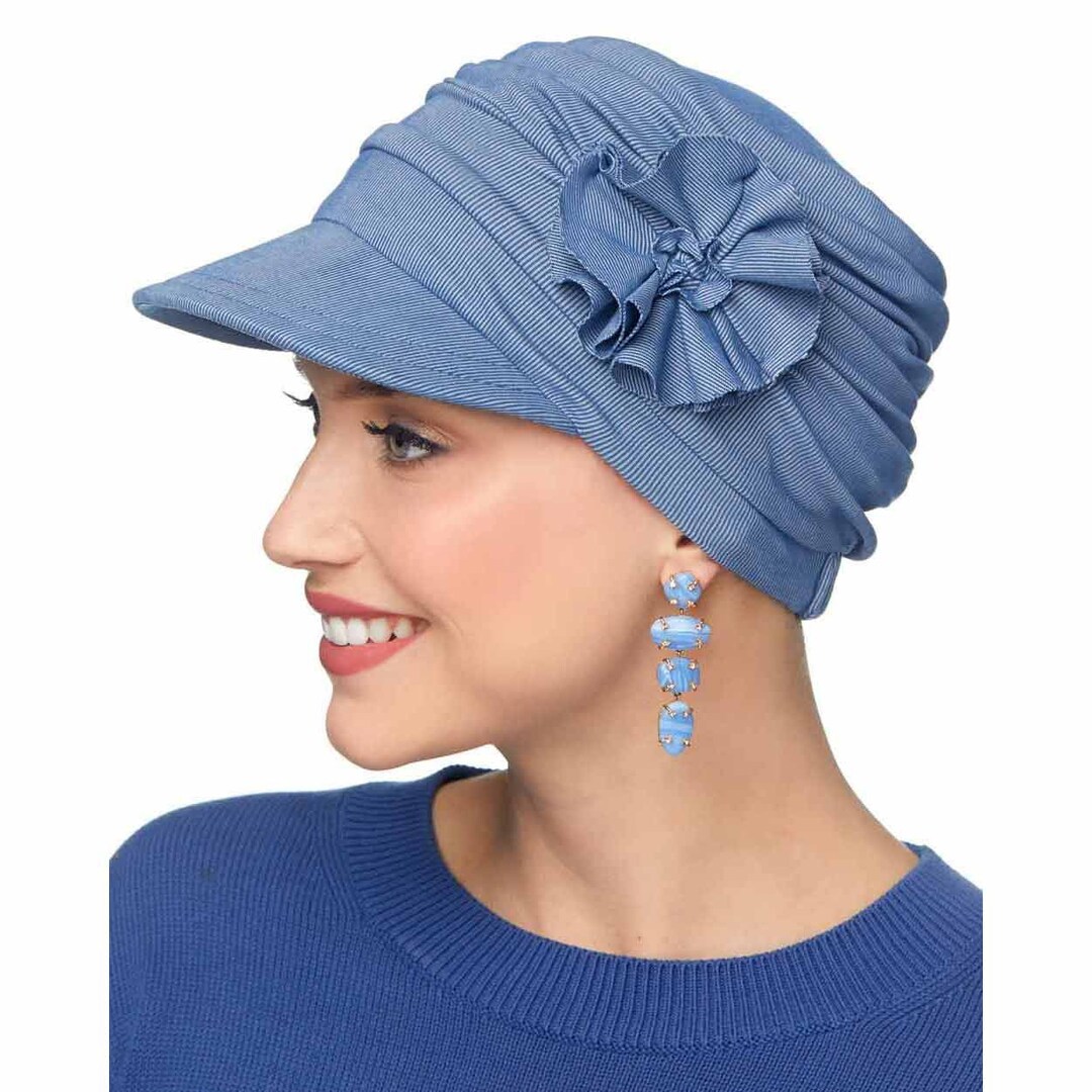 Cardani Buttery Soft Florette Newsboy Hat in Cupro Modal - Etsy