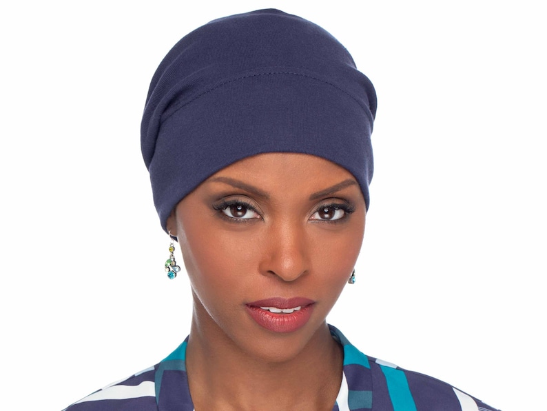 Relaxed Beanie in 100% Cotton - Cancer Beanie - Chemo Hats, Headwear ...