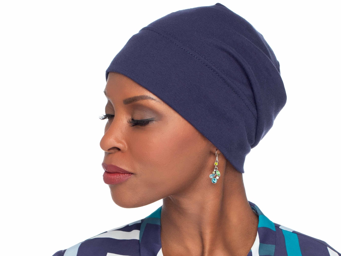 Relaxed Beanie in 100% Cotton Cancer Beanie Chemo Hats - Etsy