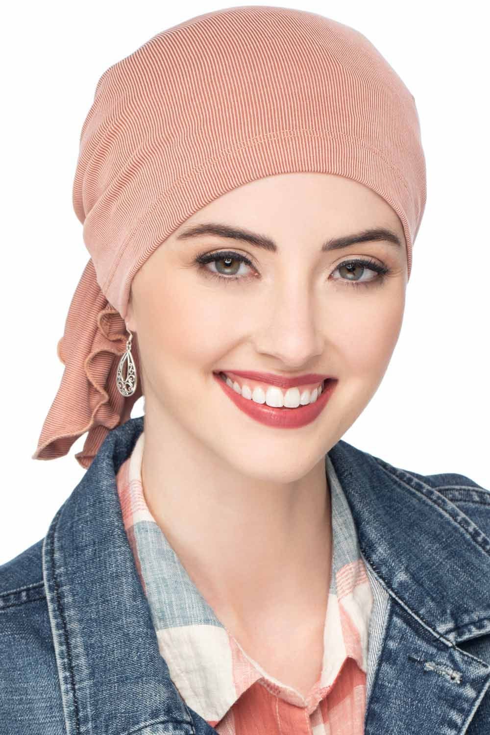 Deluxe Slip on Scarf in Luxury Cupro Fabric | Chemo Pre Tied Scarves - Etsy