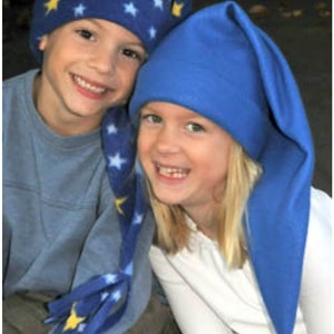 Elf Santa Sleep Cap Night Cap for Kids - Stocking Cap for Boys & Girls ...