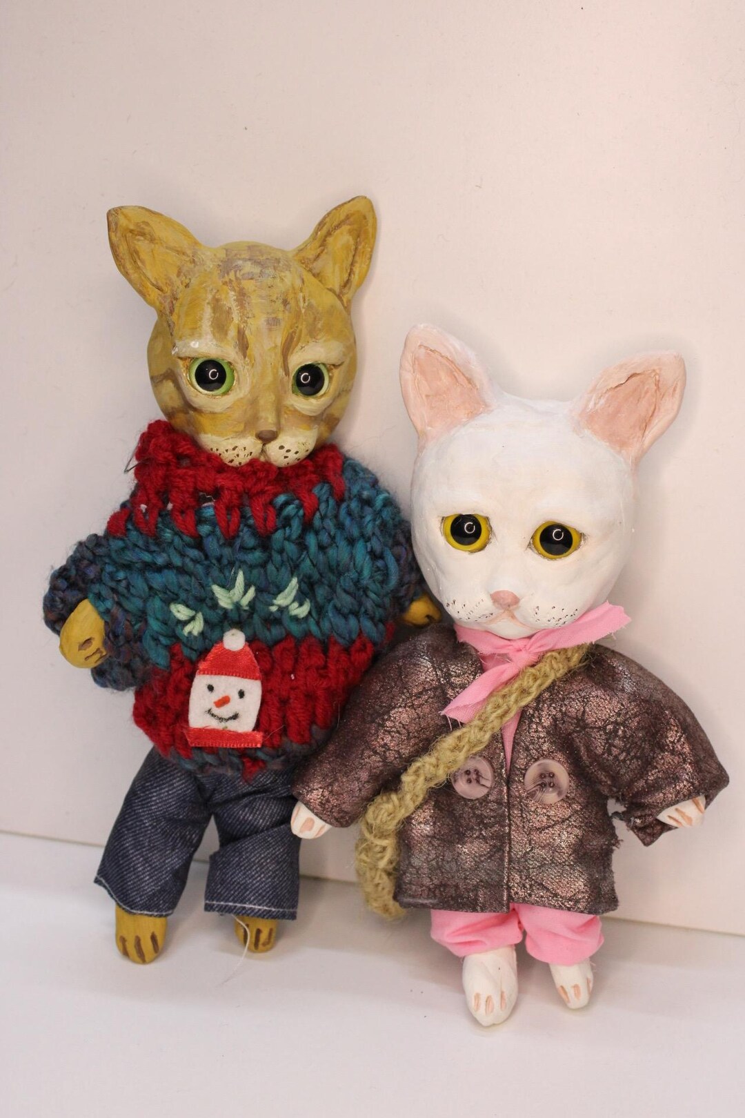 Handmade Sculpture of Your Pet in Clothes - Custom Pet Portrait - Etsy