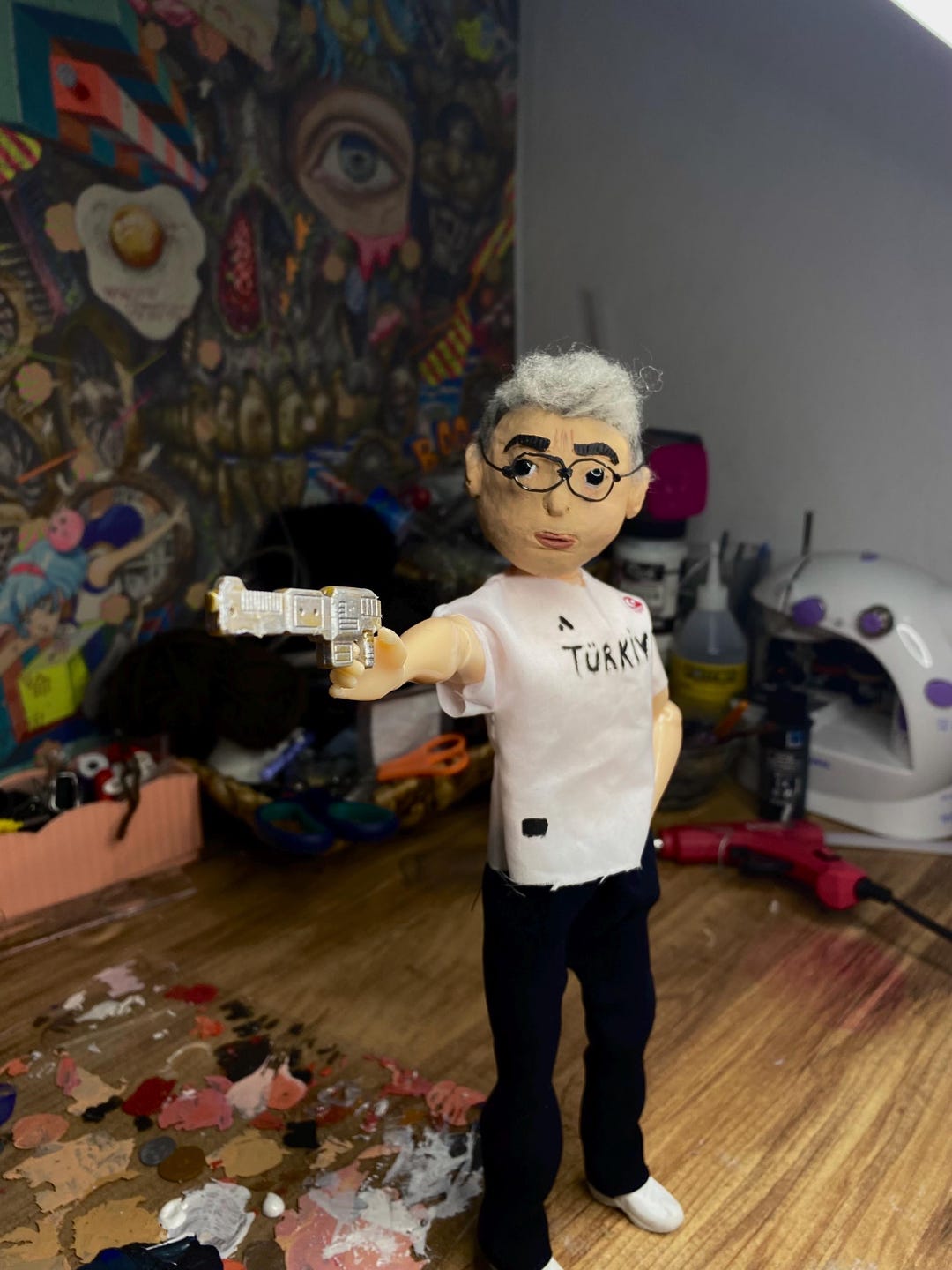 Yusuf Dikec Doll Figurine,figure,collectible,handmade Doll - Etsy