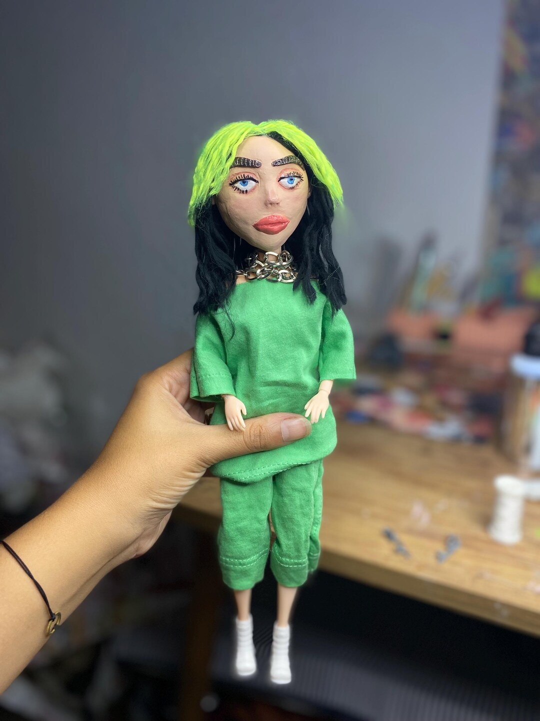 Unique Billie Eilish Doll Handcrafted With Care Perfect Gift Idea - Etsy