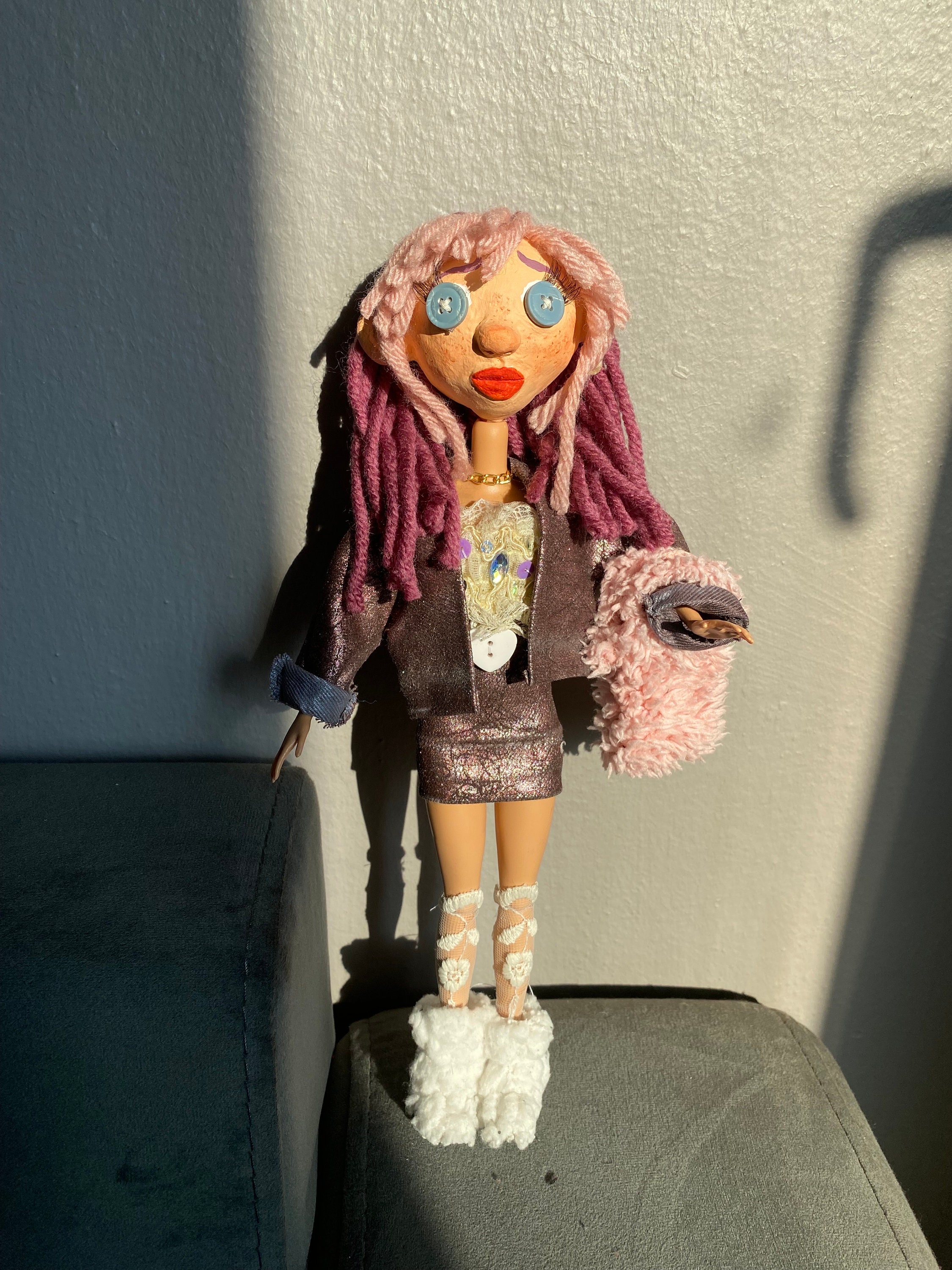 Custom Doll-mini Meinspired Coraline,handmade,art Doll,personalized ...