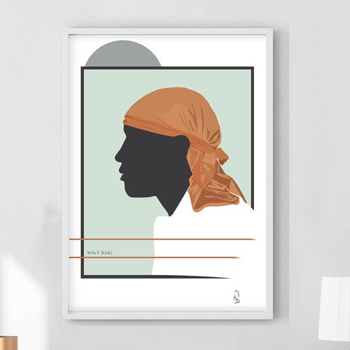 Art & Collectibles African American Durag Art Printable Wall Art ...