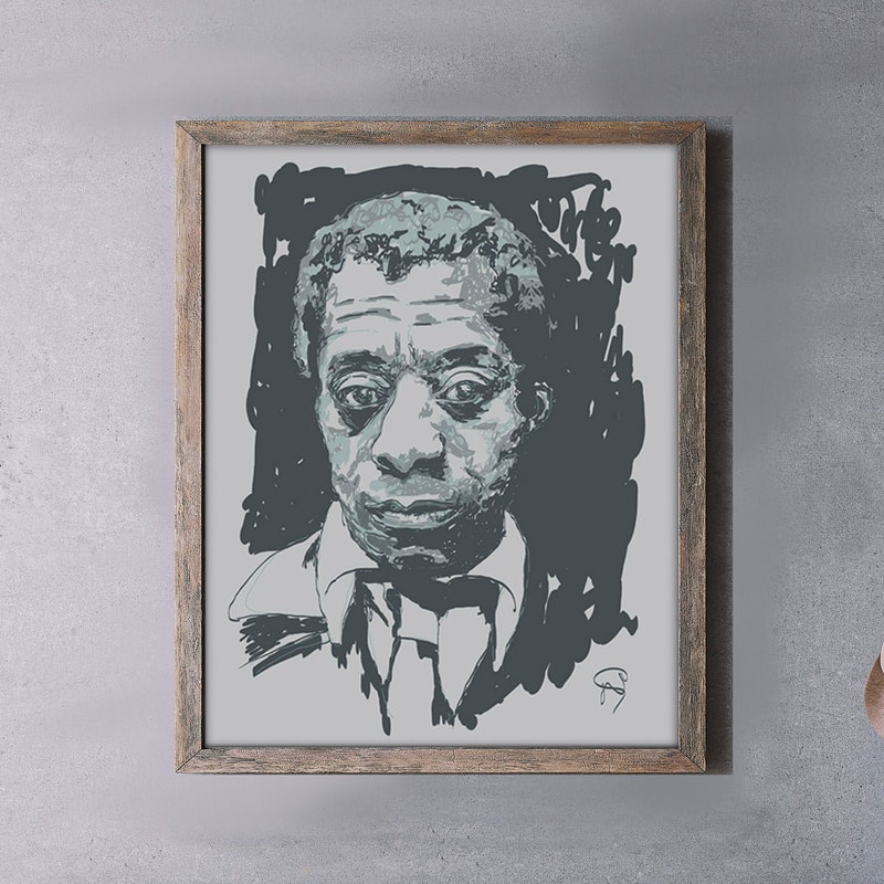 James Baldwin Poster - Etsy