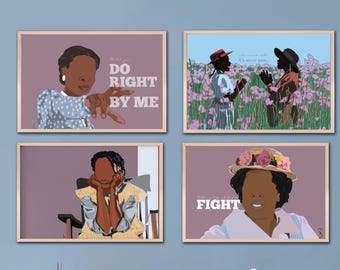 The Color Purple Movie Poster Minimalist Movie Poster - Etsy