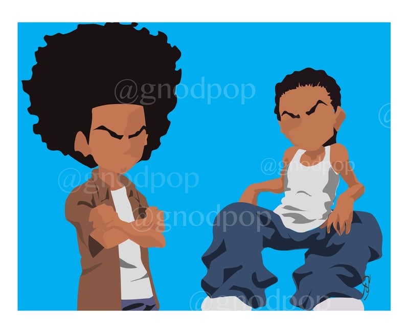 Riley and Huey Art Print Poster TV Classic Comedy Print - Etsy
