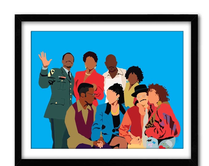 A Different World Art Print Poster- 90's TV Classic TV Show Print ...