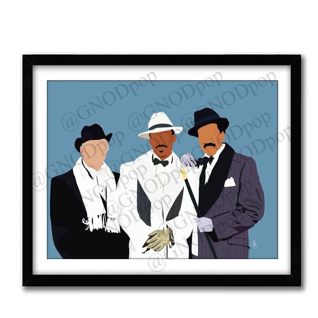 Classic Gangsta Movie Poster - 90's Art, Hip Hop Artwork Poster, Harlem ...
