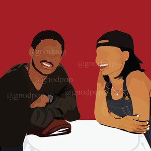 Love Jones Art Print Poster- 90's TV Classic TV Show Print , Christmas ...