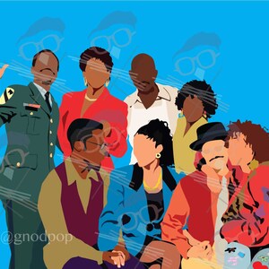 A Different World Art Print Poster- 90's TV Classic TV Show Print ...
