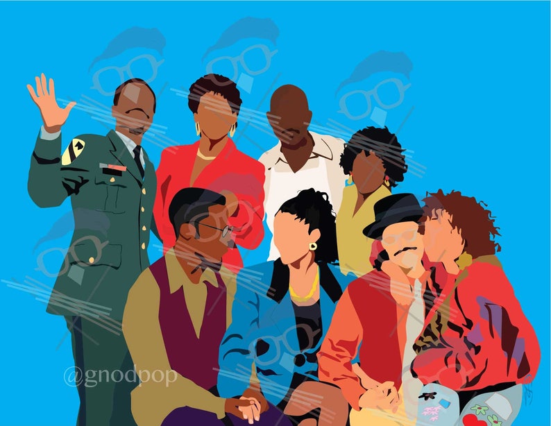 A Different World Art Print Poster- 90's TV Classic TV Show Print ...