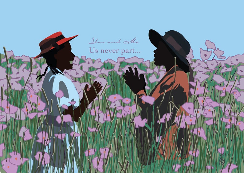 The Color Purple Movie Art Poster 4 Piece Set Classic Movie | Etsy