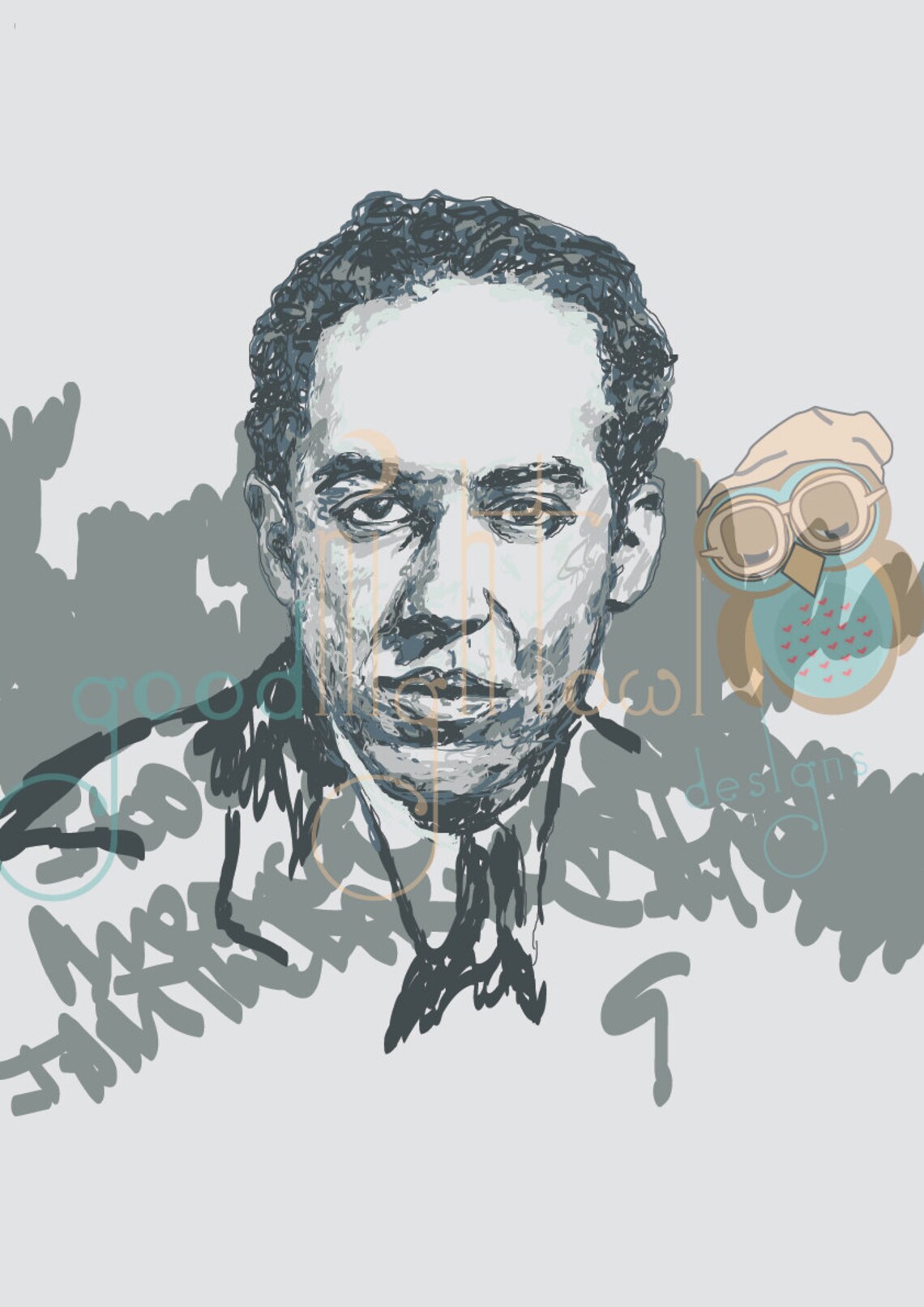 I, Too, Sing America- Langston Hughes Art Print Poster, African ...