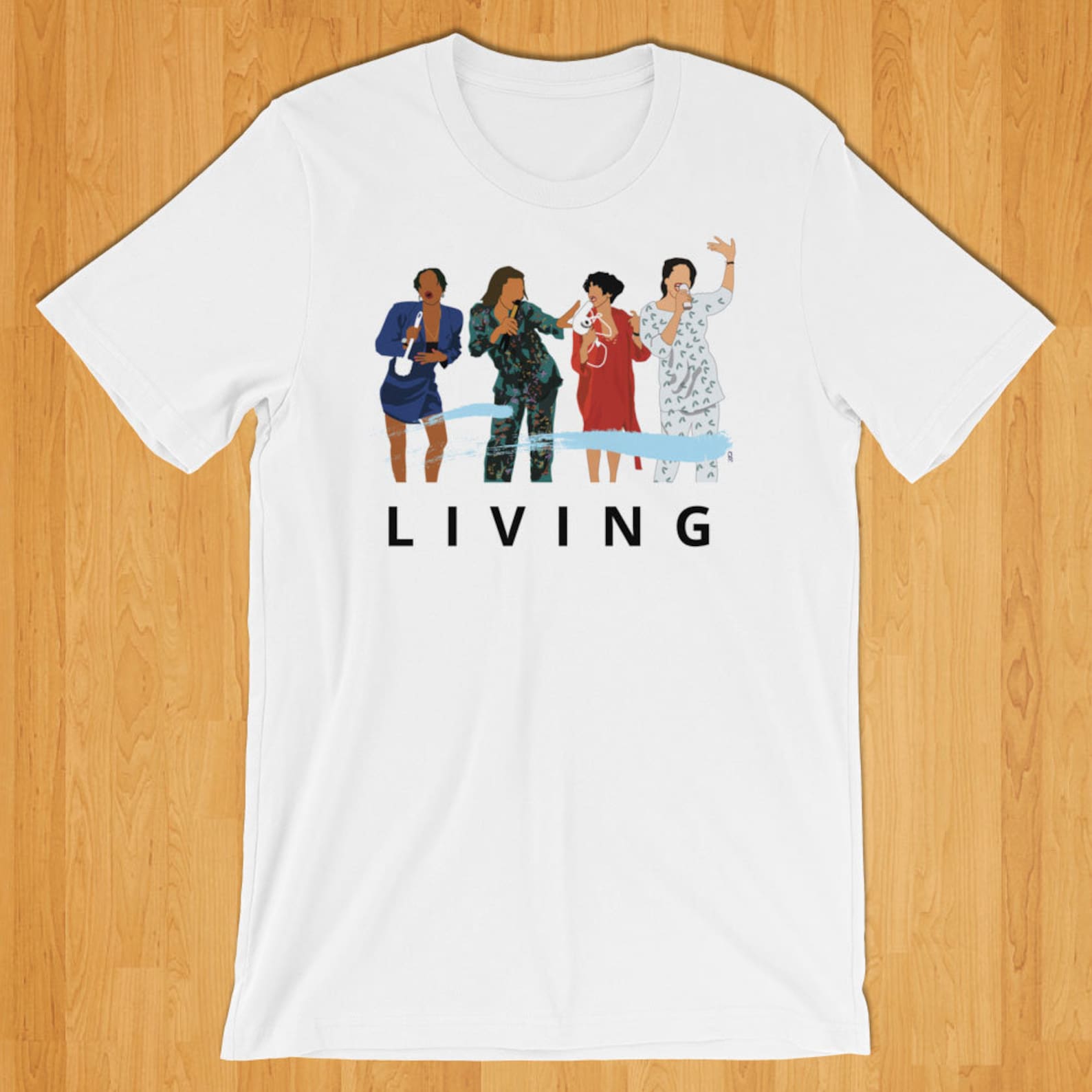 Living Single T-shirt From 90's TV Classic Show Gift for - Etsy