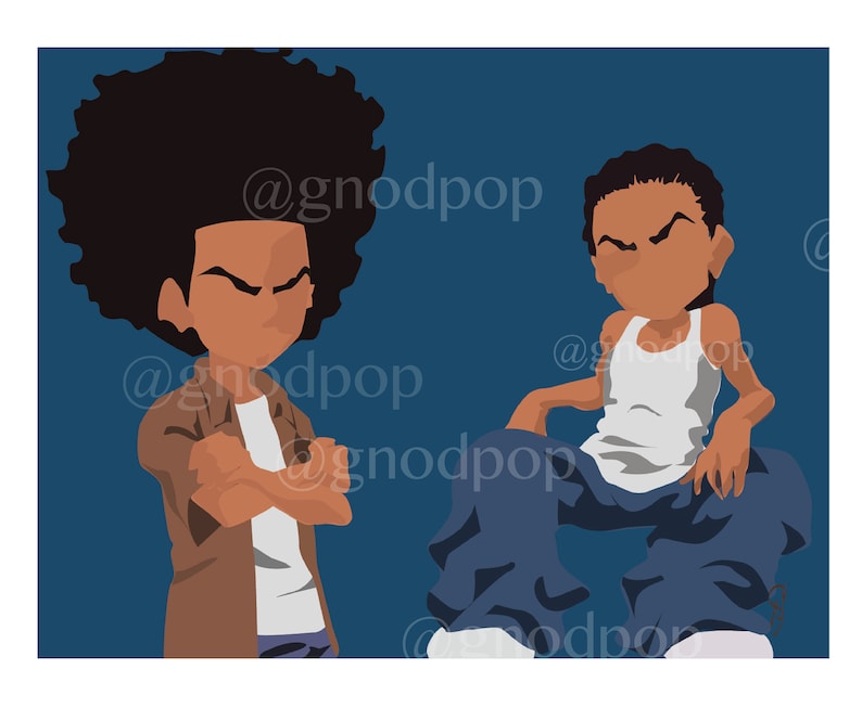 Riley and Huey Art Print Poster TV Classic Comedy Print - Etsy