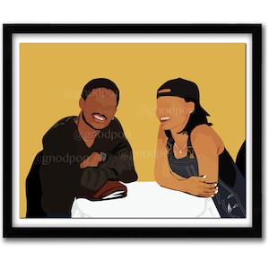 Love Jones Art Print Poster- 90's TV Classic TV Show Print , Christmas ...