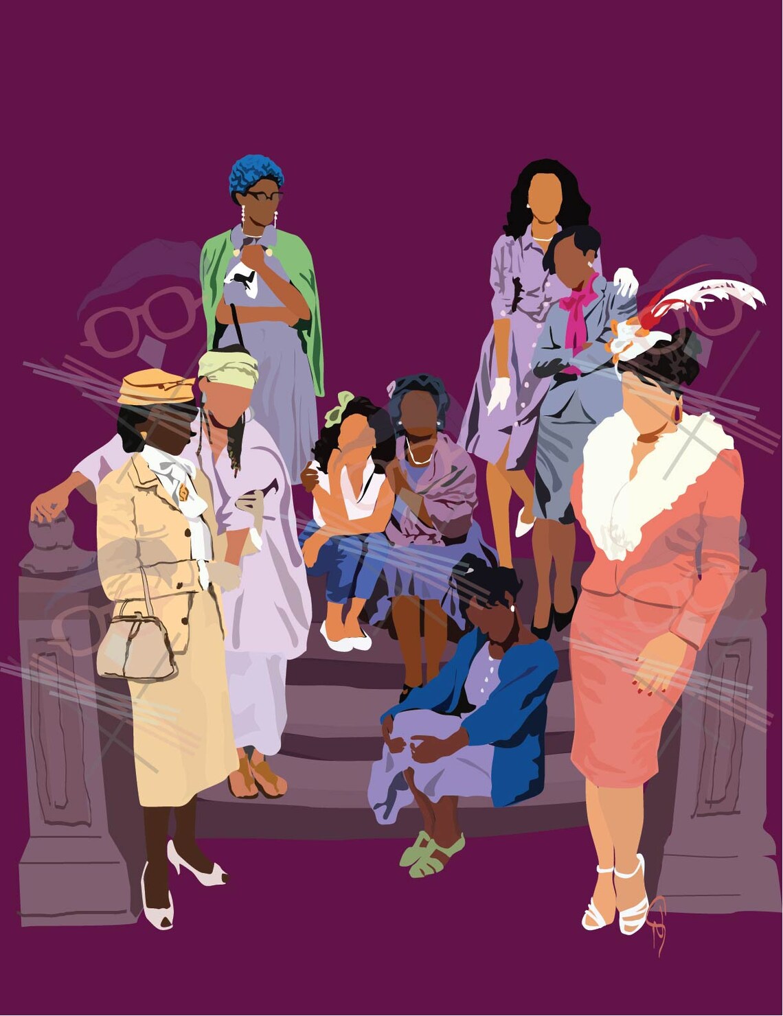 The Women of Brewster Place African American Art Feminist | Etsy